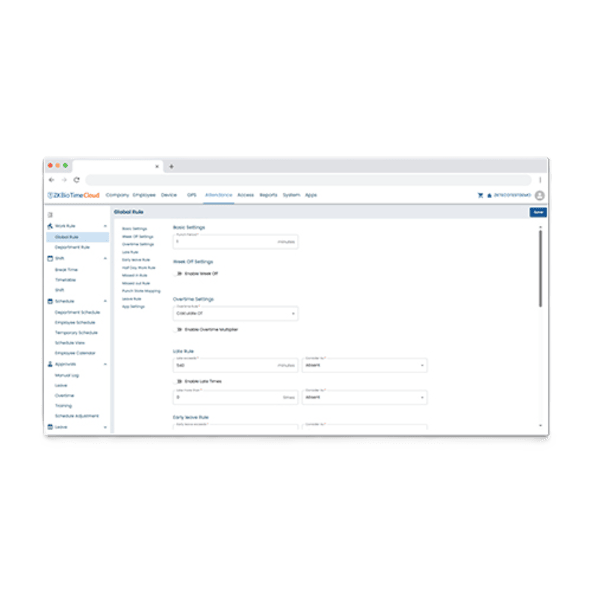 ZKBio Time Cloud | Smart Cloud-Based Time & Attendance Management